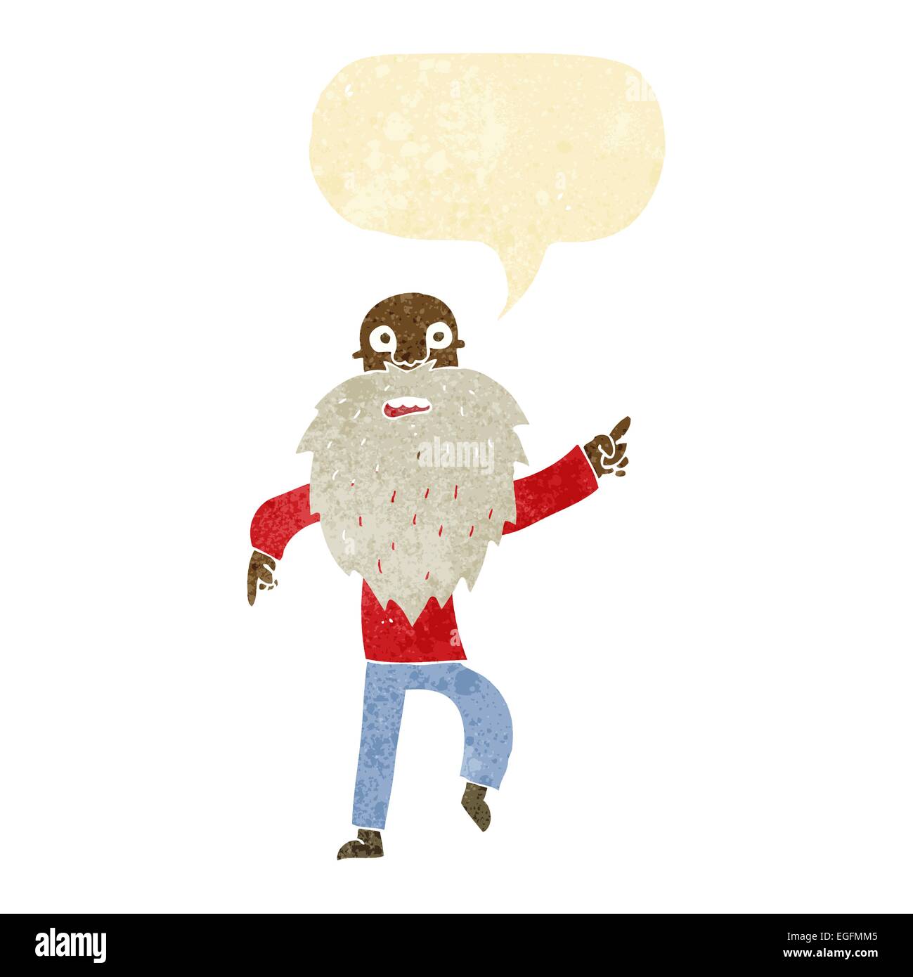 cartoon stressed old man with speech bubble Stock Vector Image & Art ...