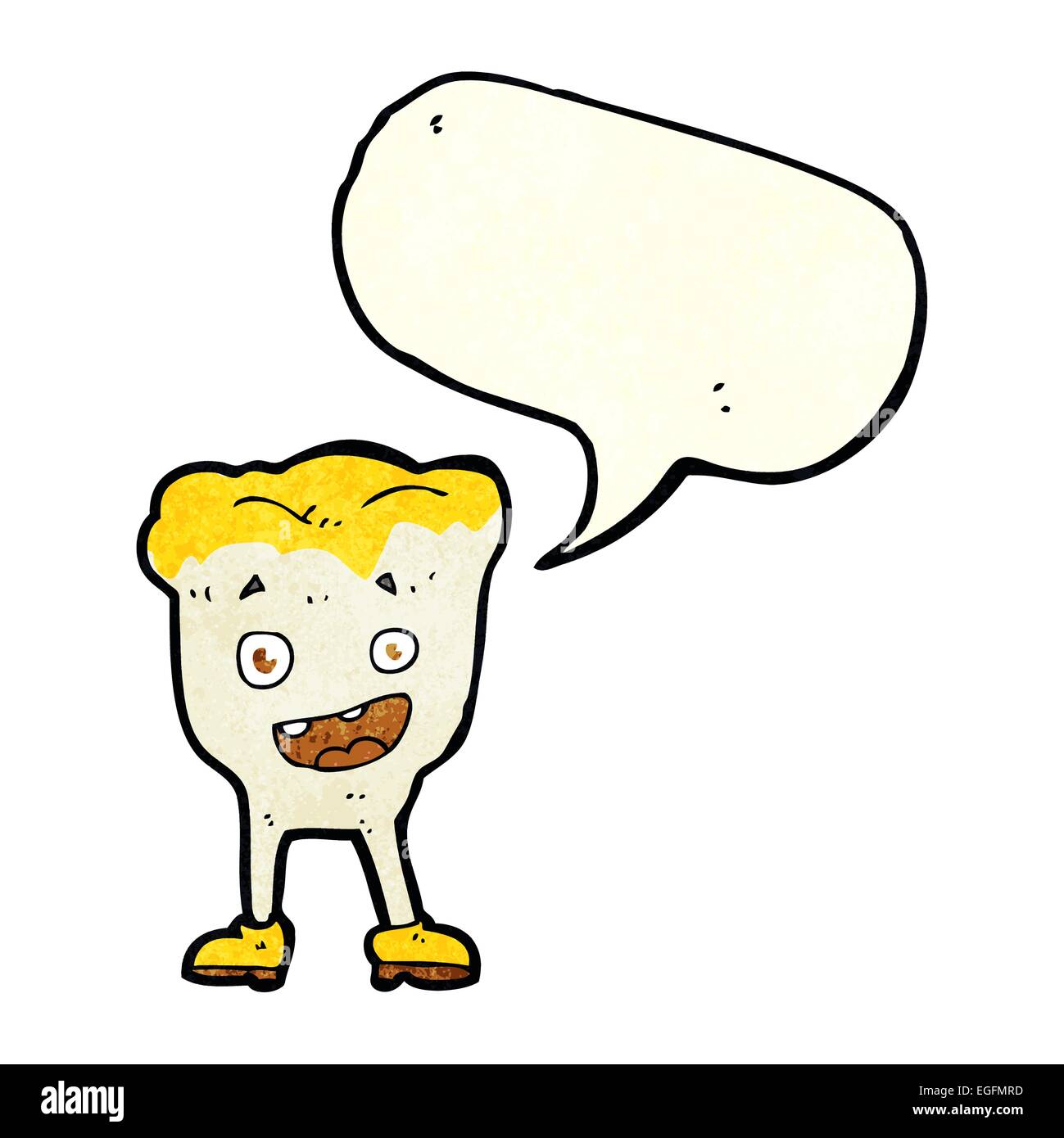 Cartoon funny tooth character bubble Cut Out Stock Images & Pictures ...