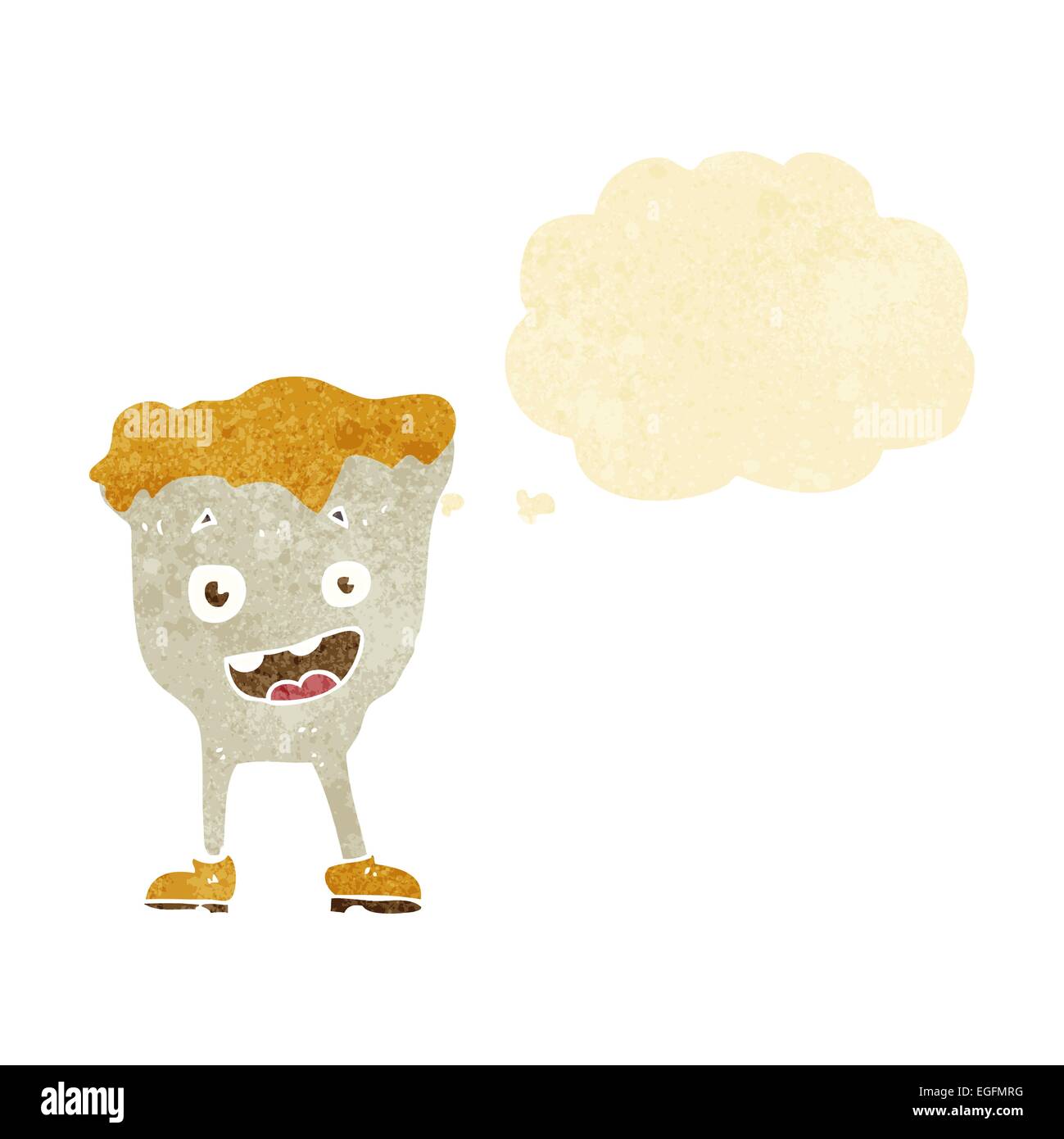 cartoon tooth with thought bubble Stock Vector Image & Art - Alamy