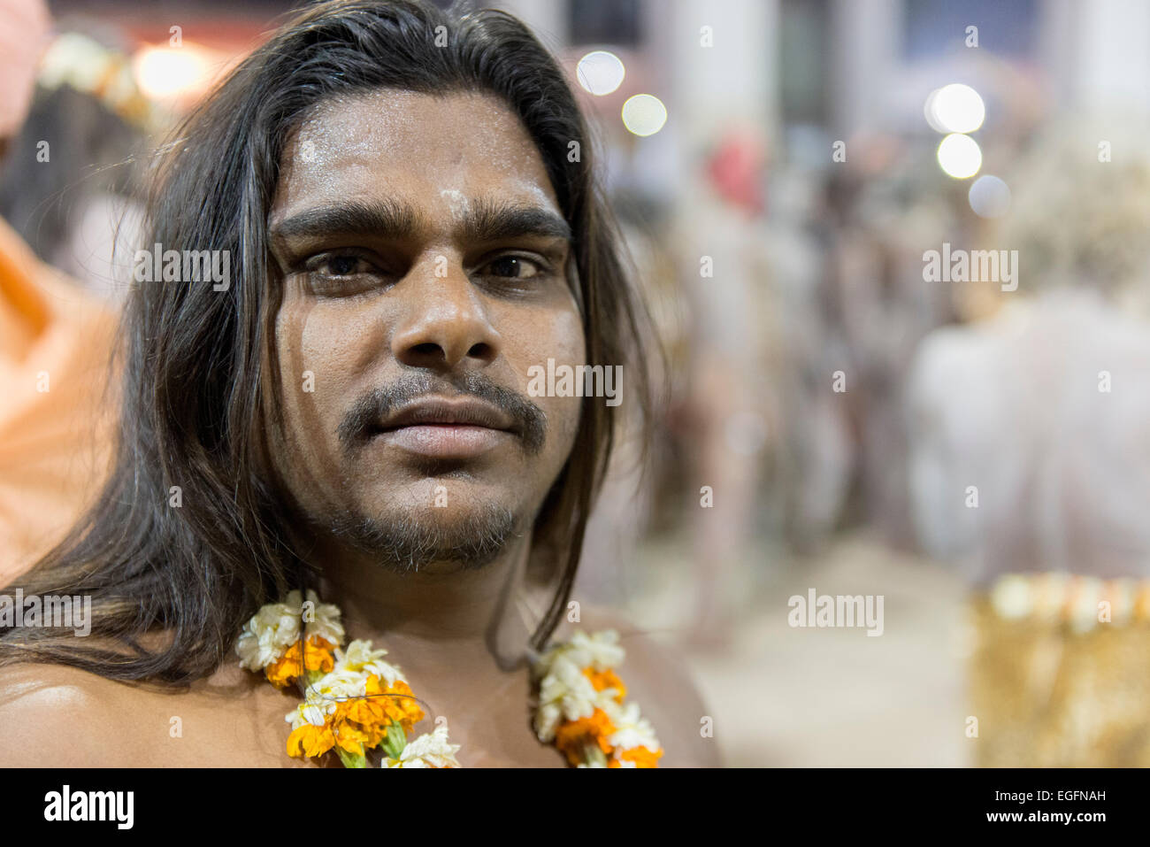 Naga sadhu procession hi-res stock photography and images - Alamy