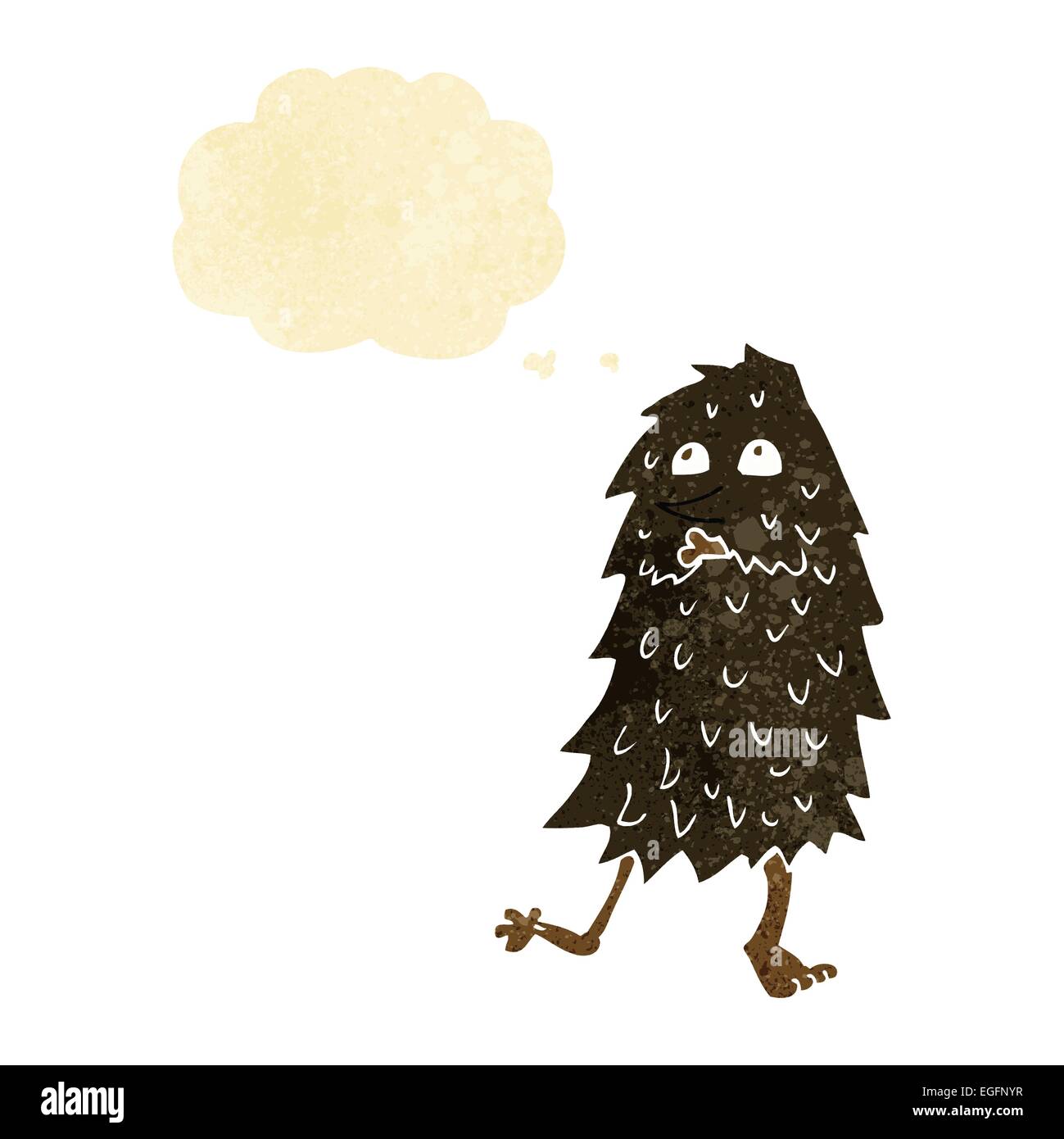 cartoon monster with thought bubble Stock Vector Image & Art - Alamy