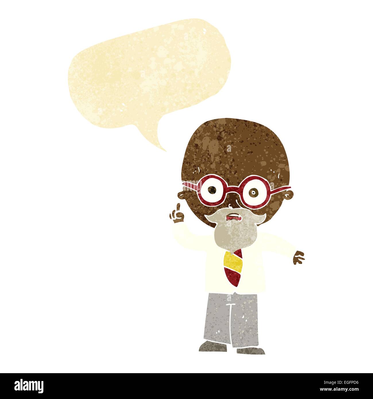 Cartoon professor speech bubble hi-res stock photography and images - Alamy