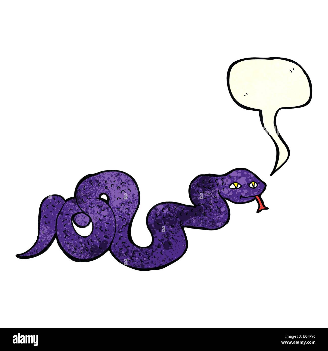 cartoon snake with speech bubble Stock Vector Image & Art - Alamy
