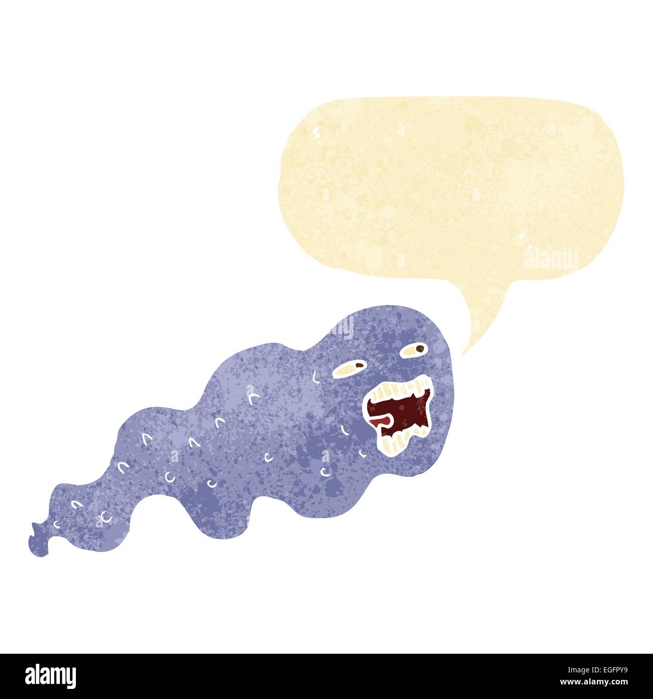 Cartoon ghost speech bubble Cut Out Stock Images & Pictures - Alamy