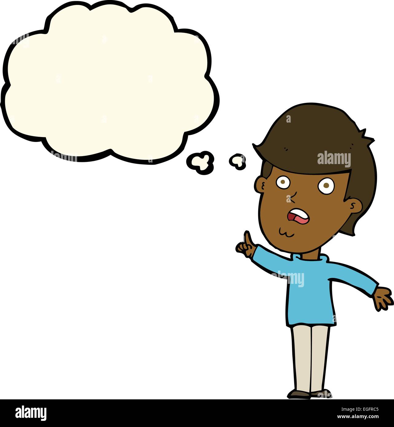 Cartoon man asking question bubble hi-res stock photography and images ...