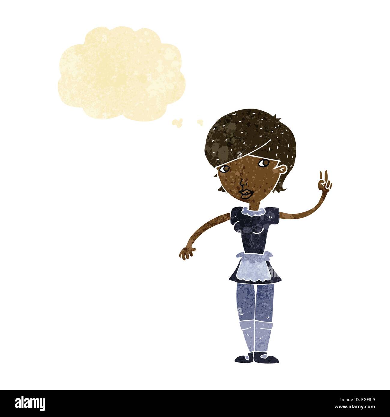 Cartoon waitress taking order hi-res stock photography and images - Alamy