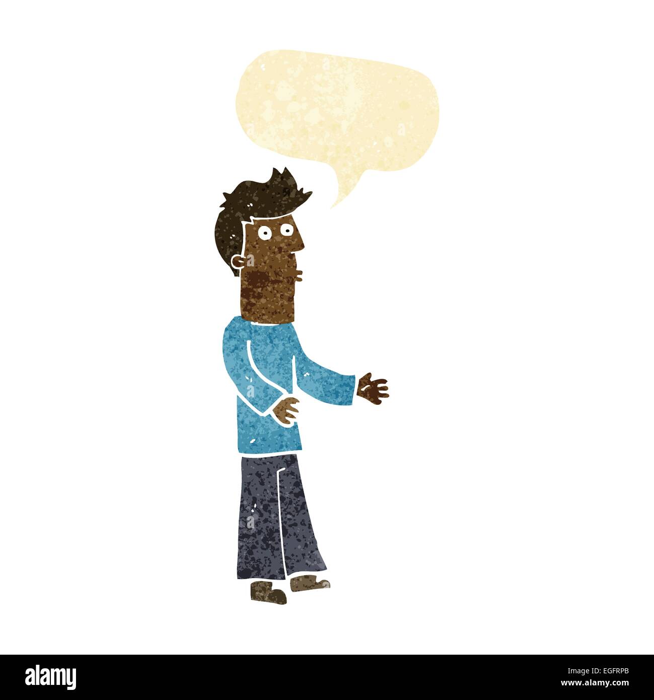 Cartoon man explaining speech Stock Vector Images - Alamy