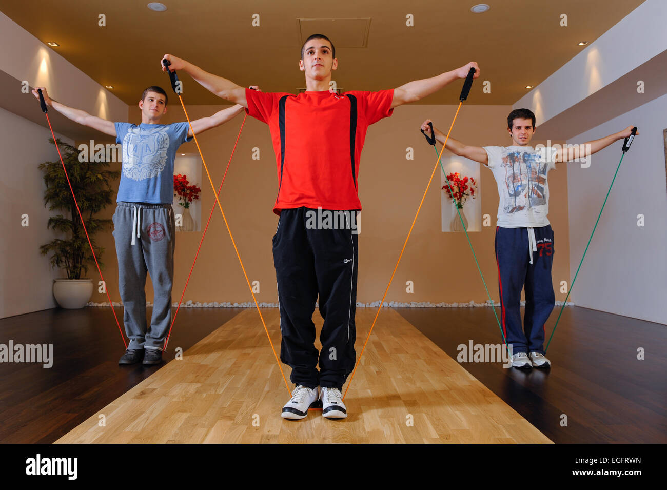 Resistance exercises hi-res stock photography and images - Alamy