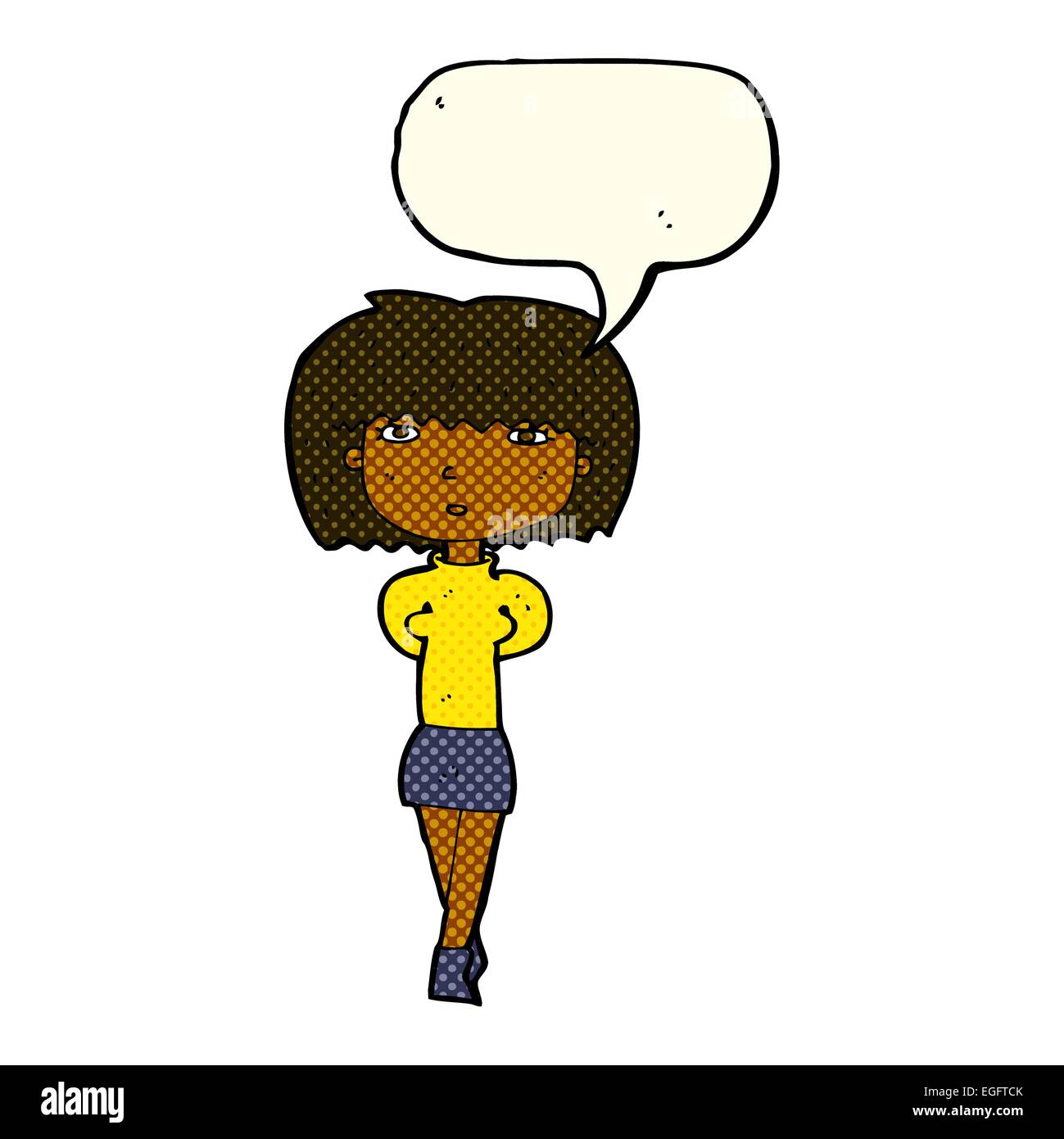 Shy woman bubble hi-res stock photography and images - Alamy