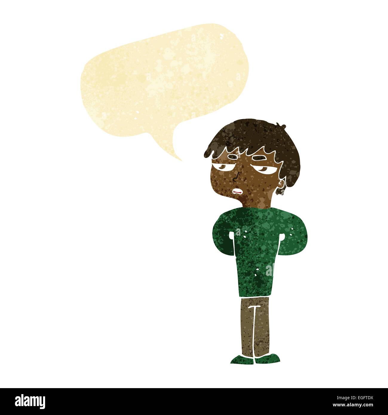 Antisocial boy Stock Vector Images - Alamy