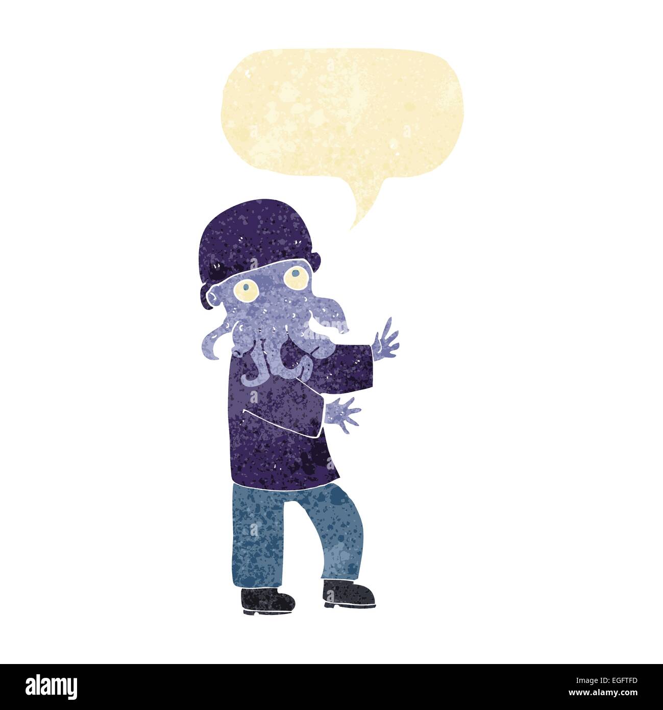 Cartoon monster man speech hi-res stock photography and images - Alamy