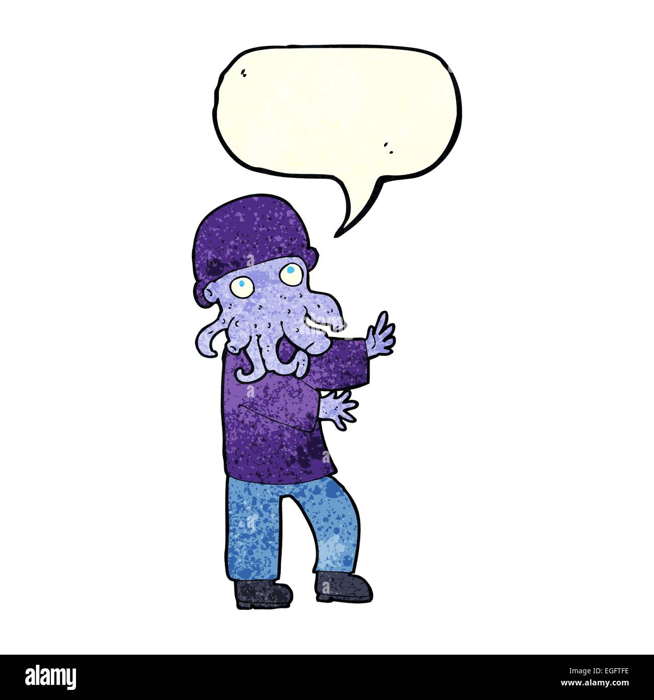 Cartoon monster man speech hi-res stock photography and images - Alamy