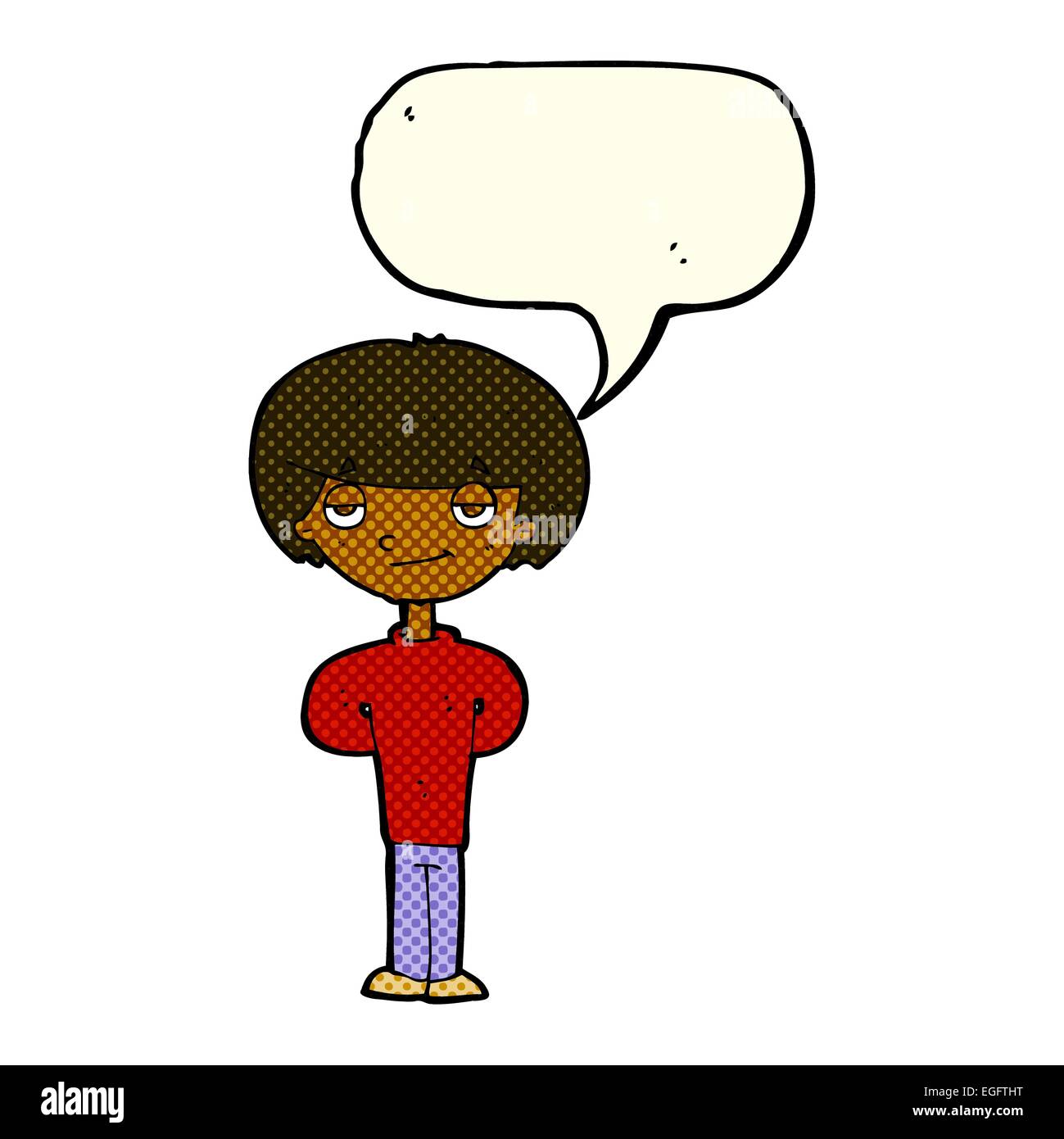 cartoon happy man with speech bubble Stock Vector Image & Art - Alamy