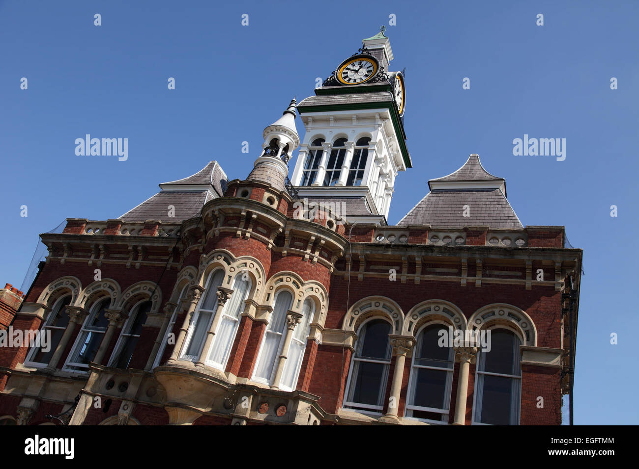 The Guildhall in Grantham, Lincolnshire Stock Photo - Alamy