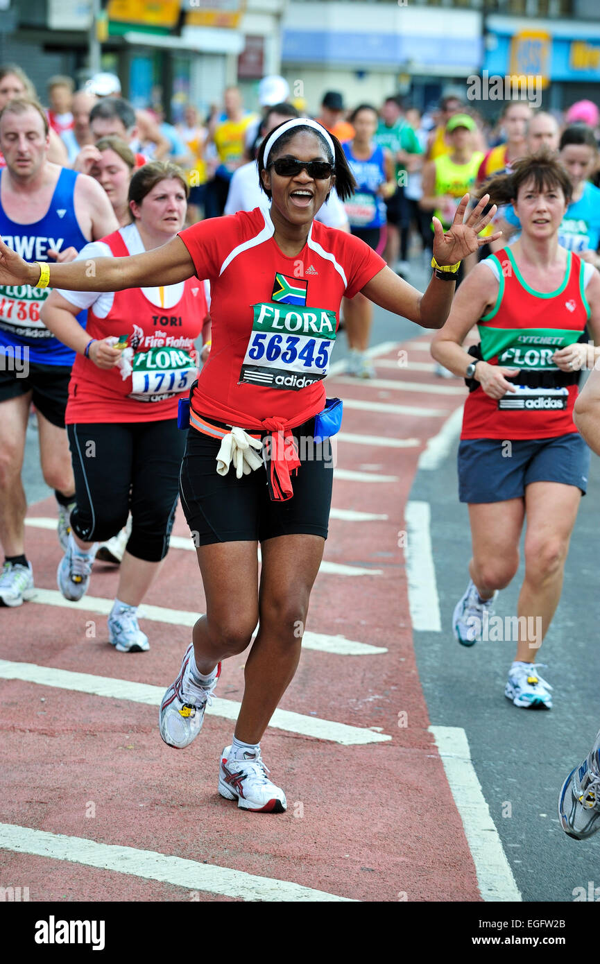 London marathon fun or charity runner Stock Photo - Alamy
