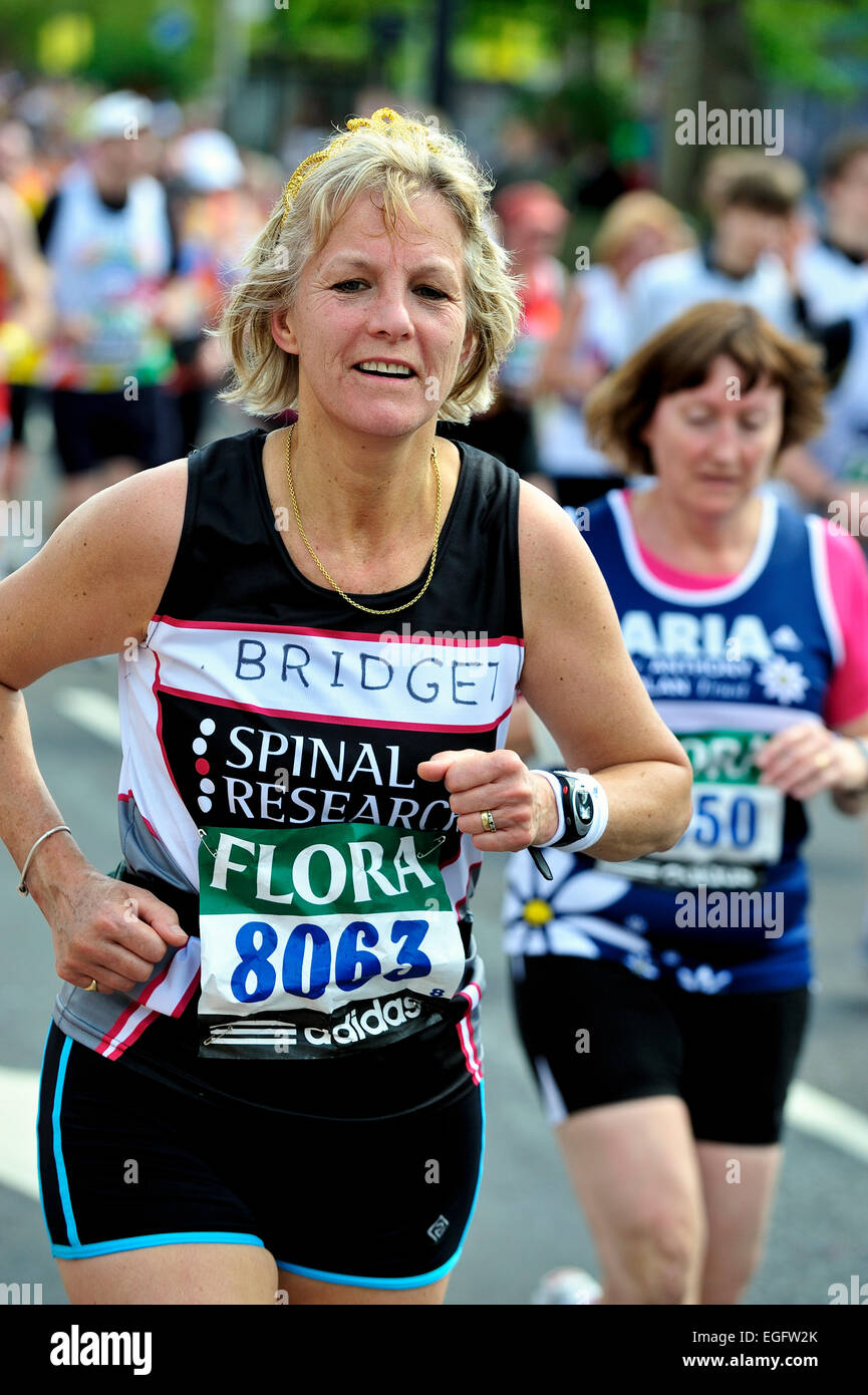 Female marathon runner middle aged hi-res stock photography and images ...