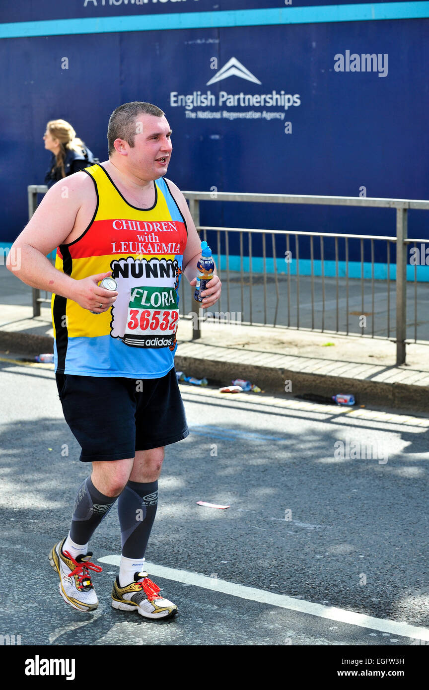 London marathon fun or charity runner Stock Photo - Alamy