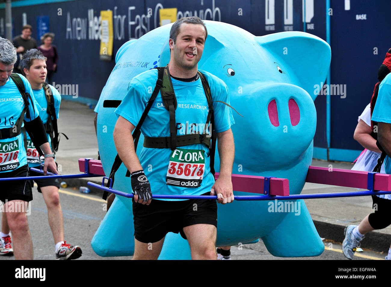 Funny london marathon costume hi-res stock photography and images - Alamy