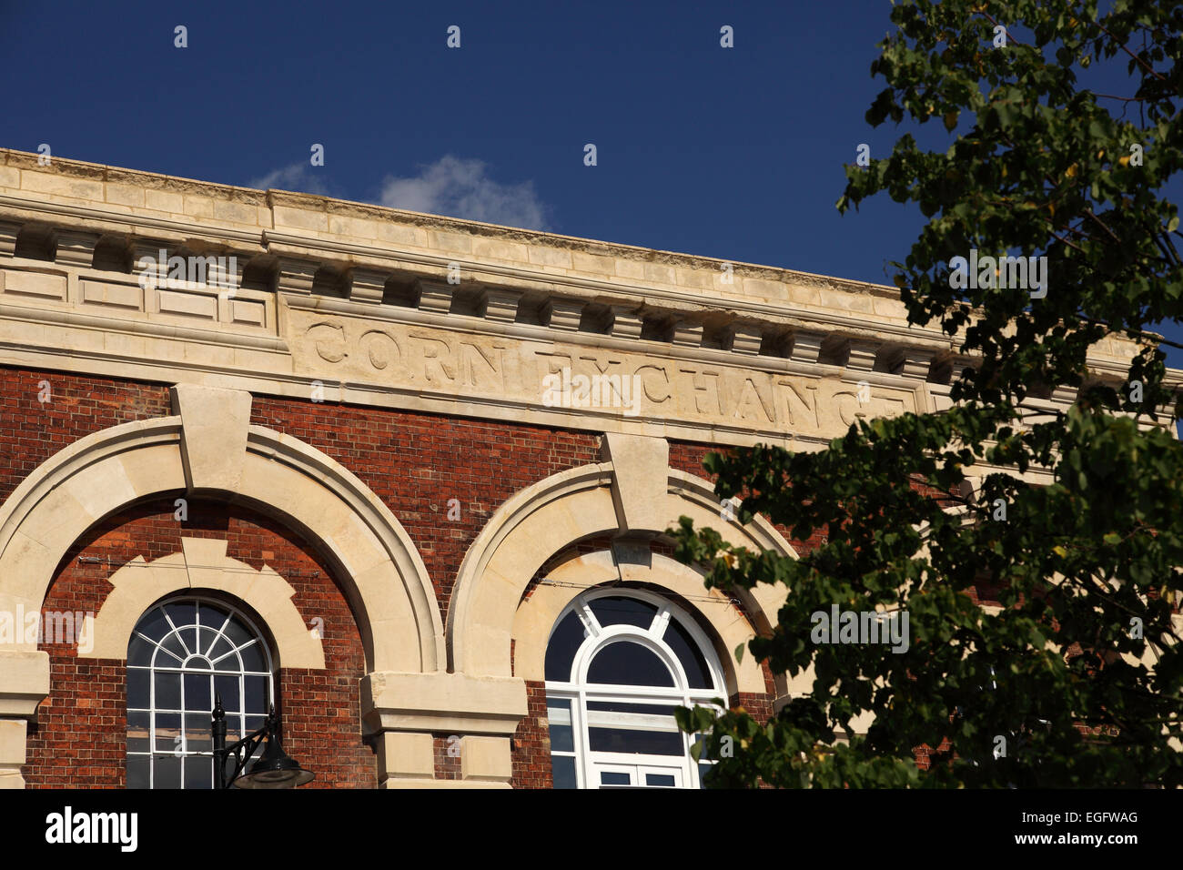 The Corn Exchange, Kettering, Northants Stock Photo - Alamy
