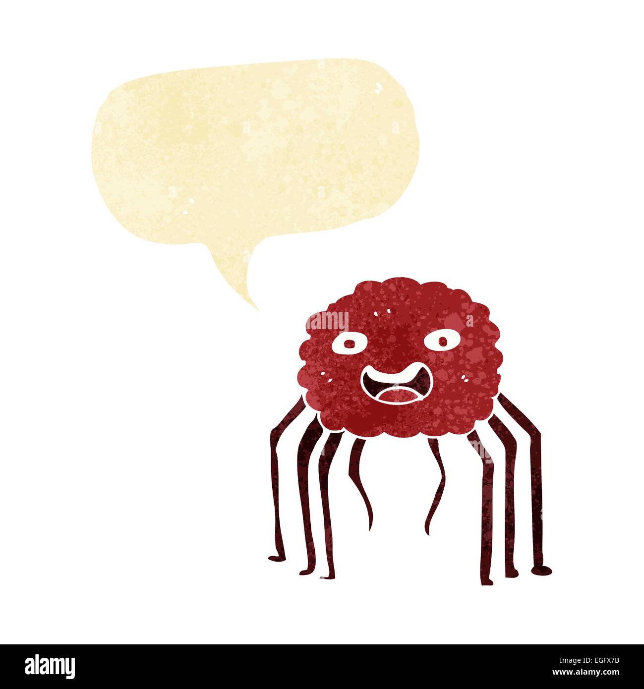 cartoon spider with speech bubble Stock Vector Image & Art - Alamy