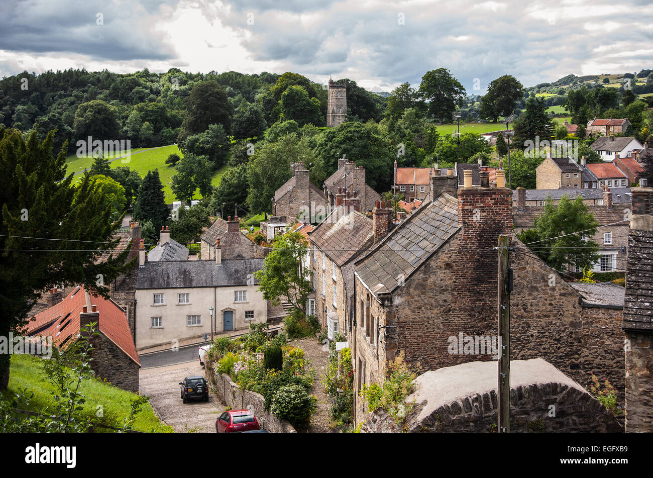 Richmond Town Houses Stock Photo - Alamy