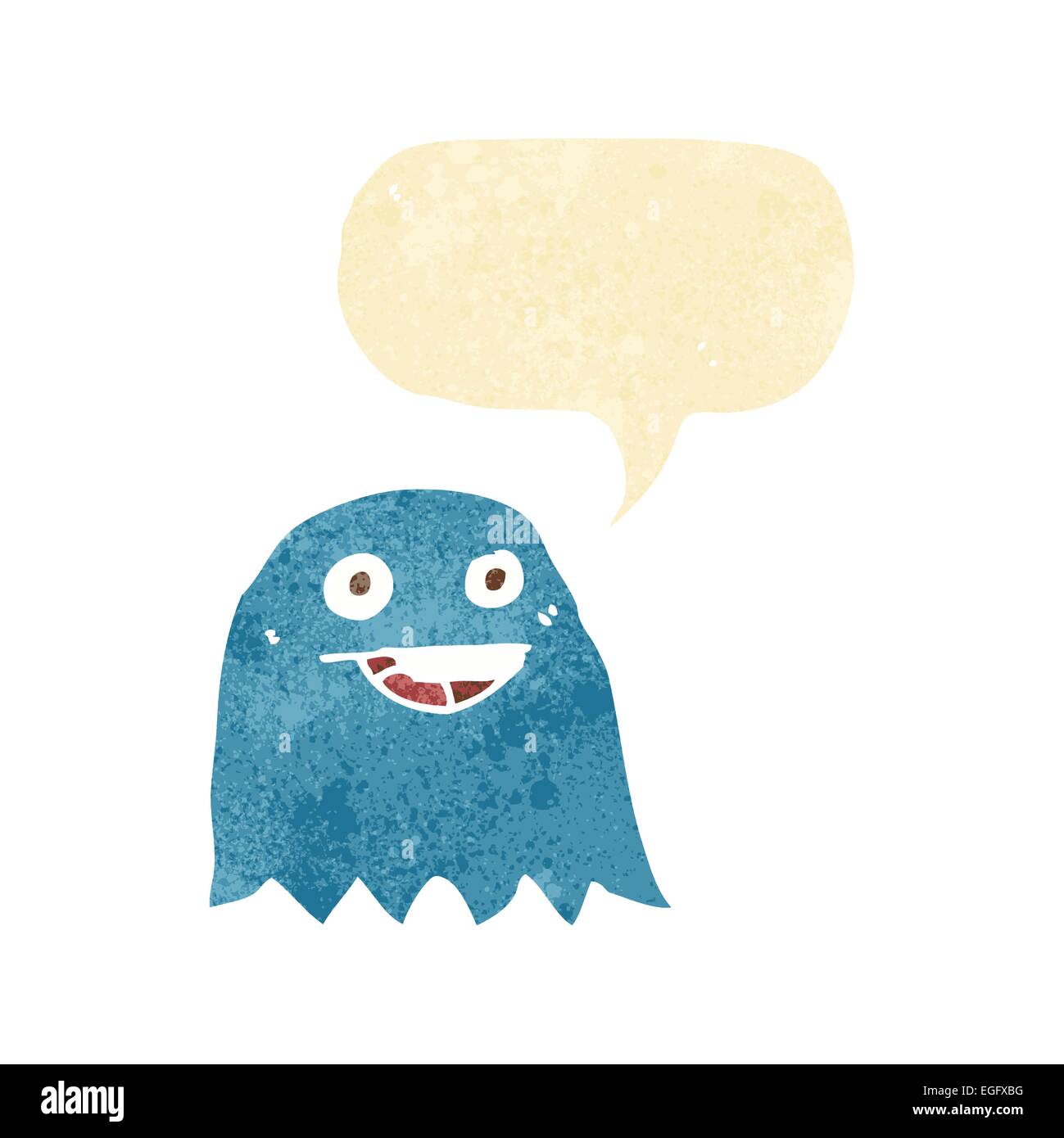 Cartoon ghost speech bubble Cut Out Stock Images & Pictures - Alamy