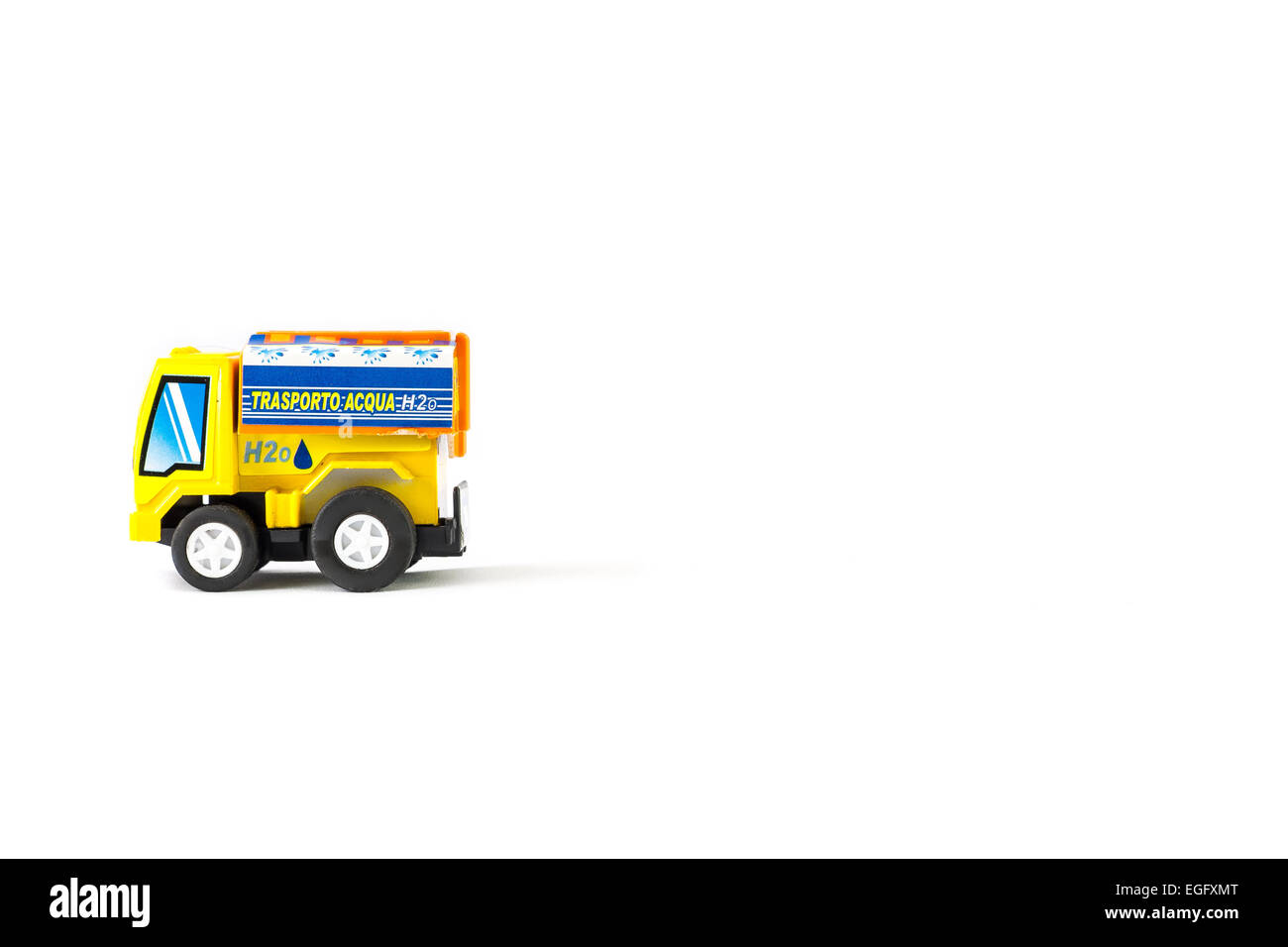 Toys H2O Tanker. Water transport Stock Photo - Alamy