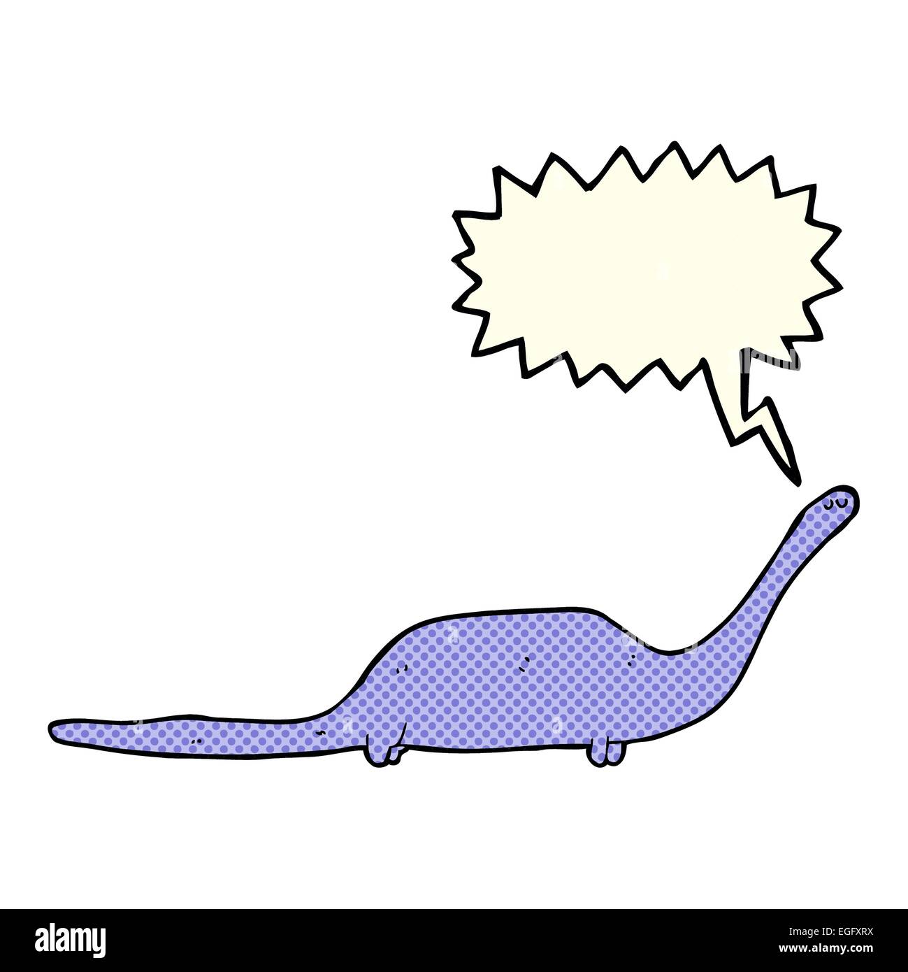 cartoon dinosaur with speech bubble Stock Vector Image & Art - Alamy