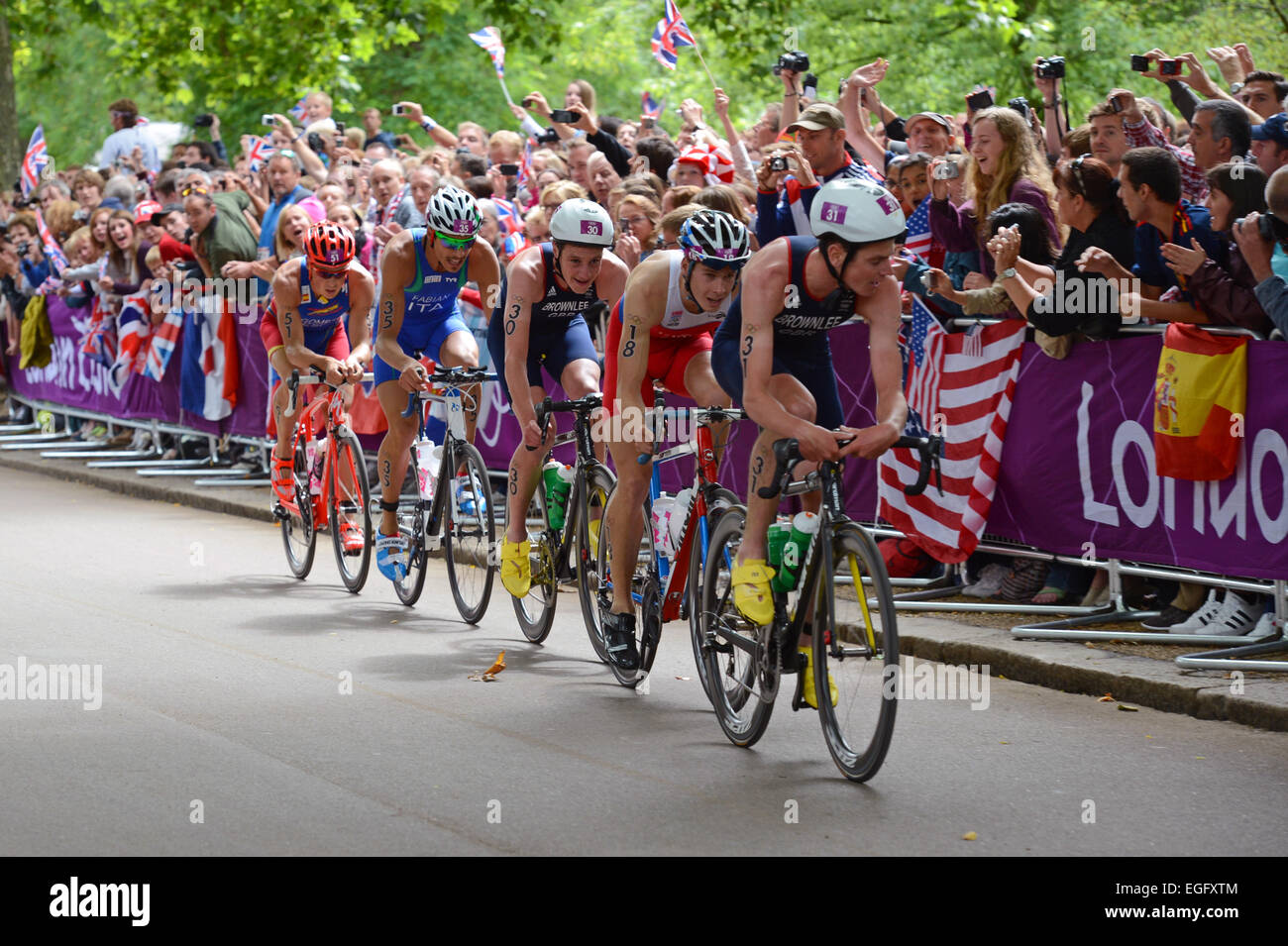 London triathlon hi-res stock photography and images - Alamy