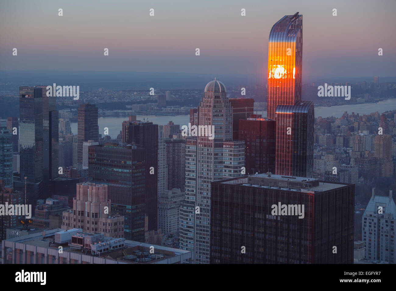 ONE57 TOWER SKYSCRAPER CENTRAL PARK SOUTH SKYLINE MANHATTAN NEW YORK ...