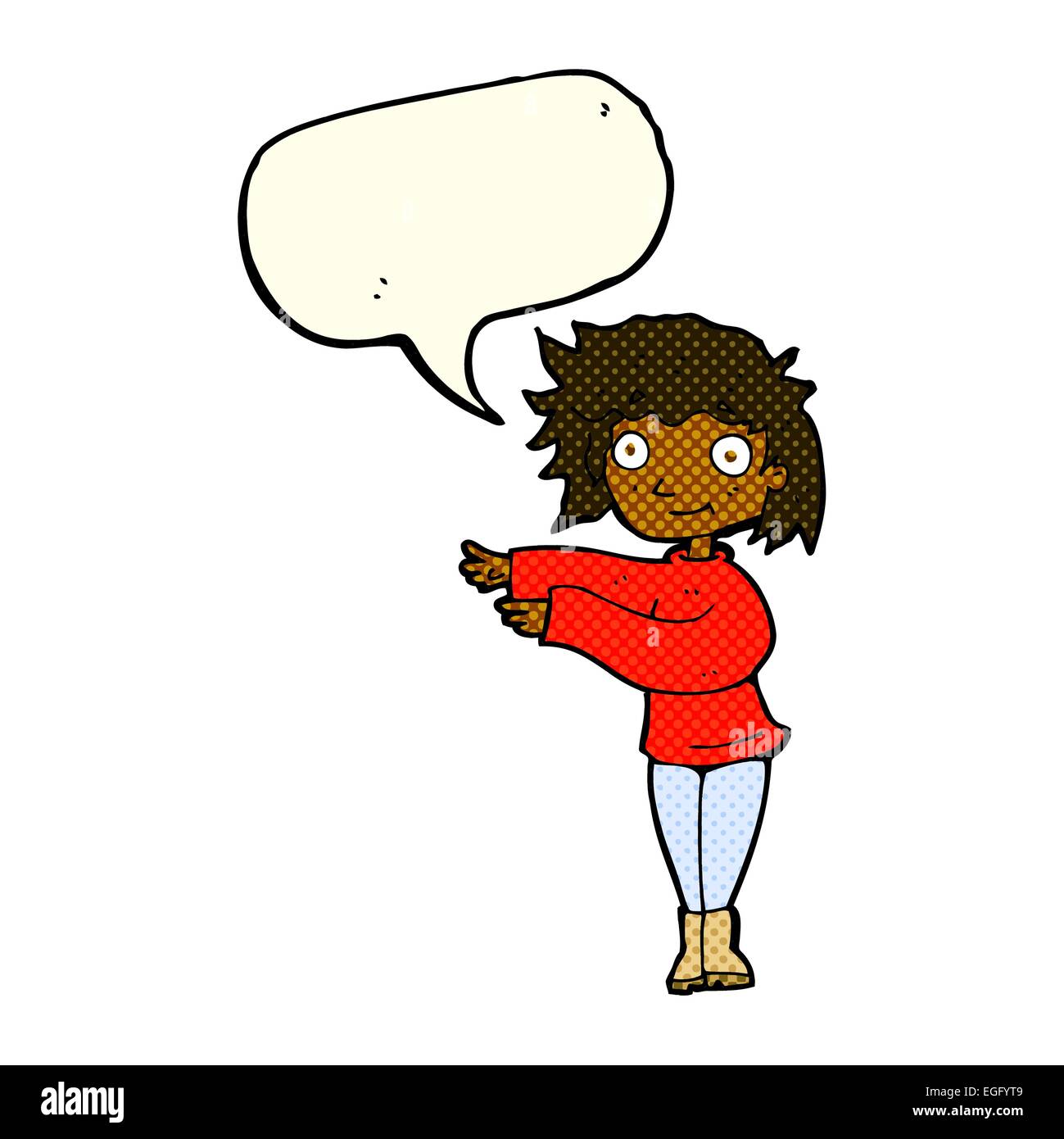 Cartoon dancing woman bubble hi-res stock photography and images - Alamy