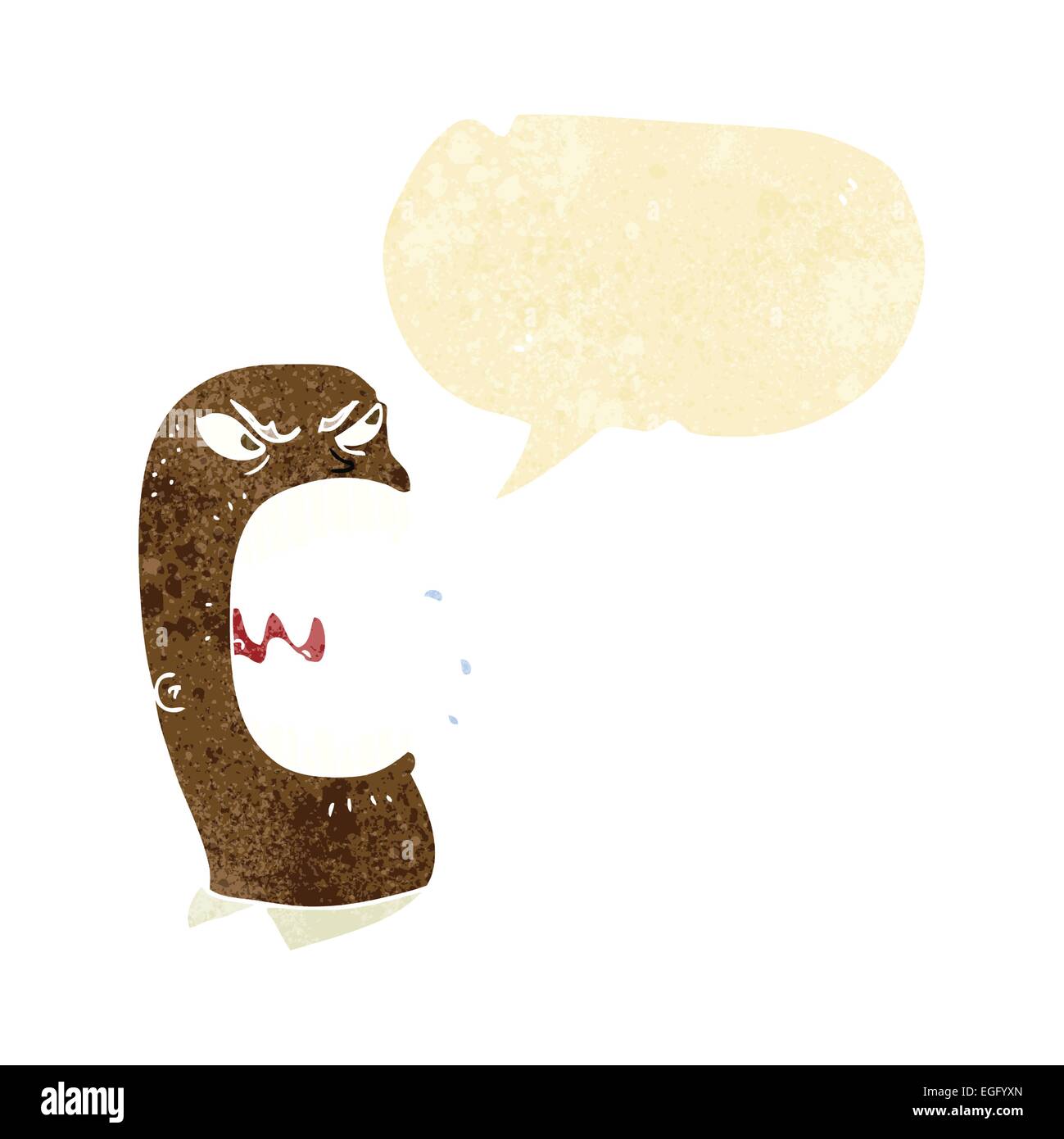 cartoon furious man shouting with speech bubble Stock Vector Image ...