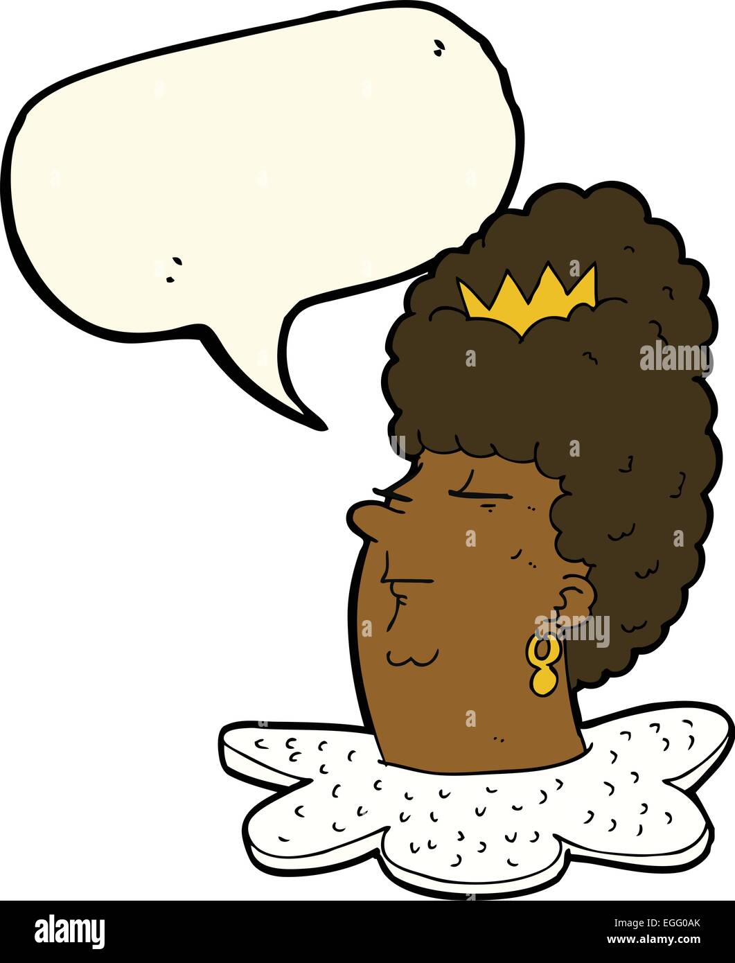 Cartoon queens head hi-res stock photography and images - Alamy