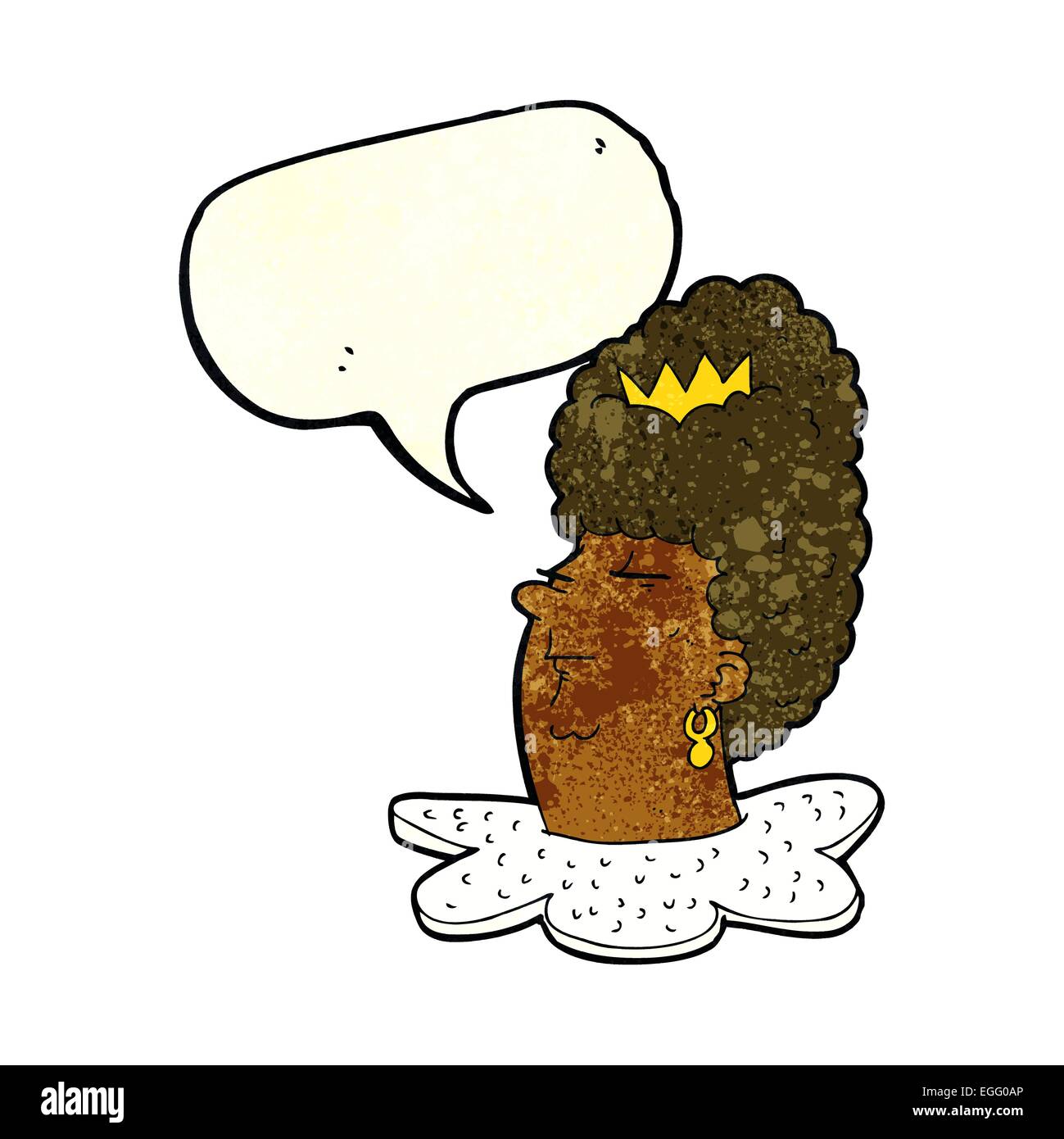 Cartoon queens head hi-res stock photography and images - Alamy