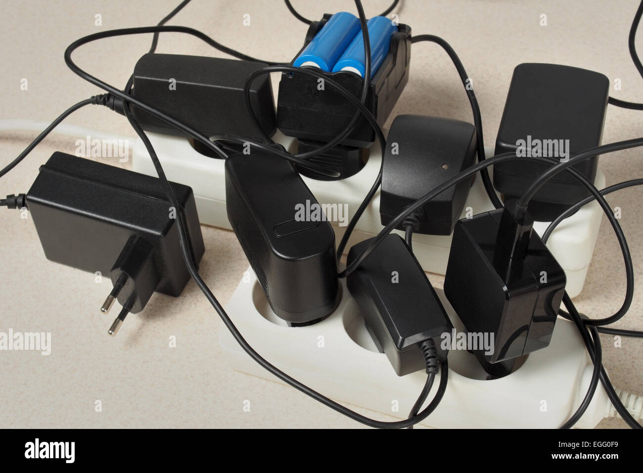 Overloaded extension cord hi-res stock photography and images - Alamy