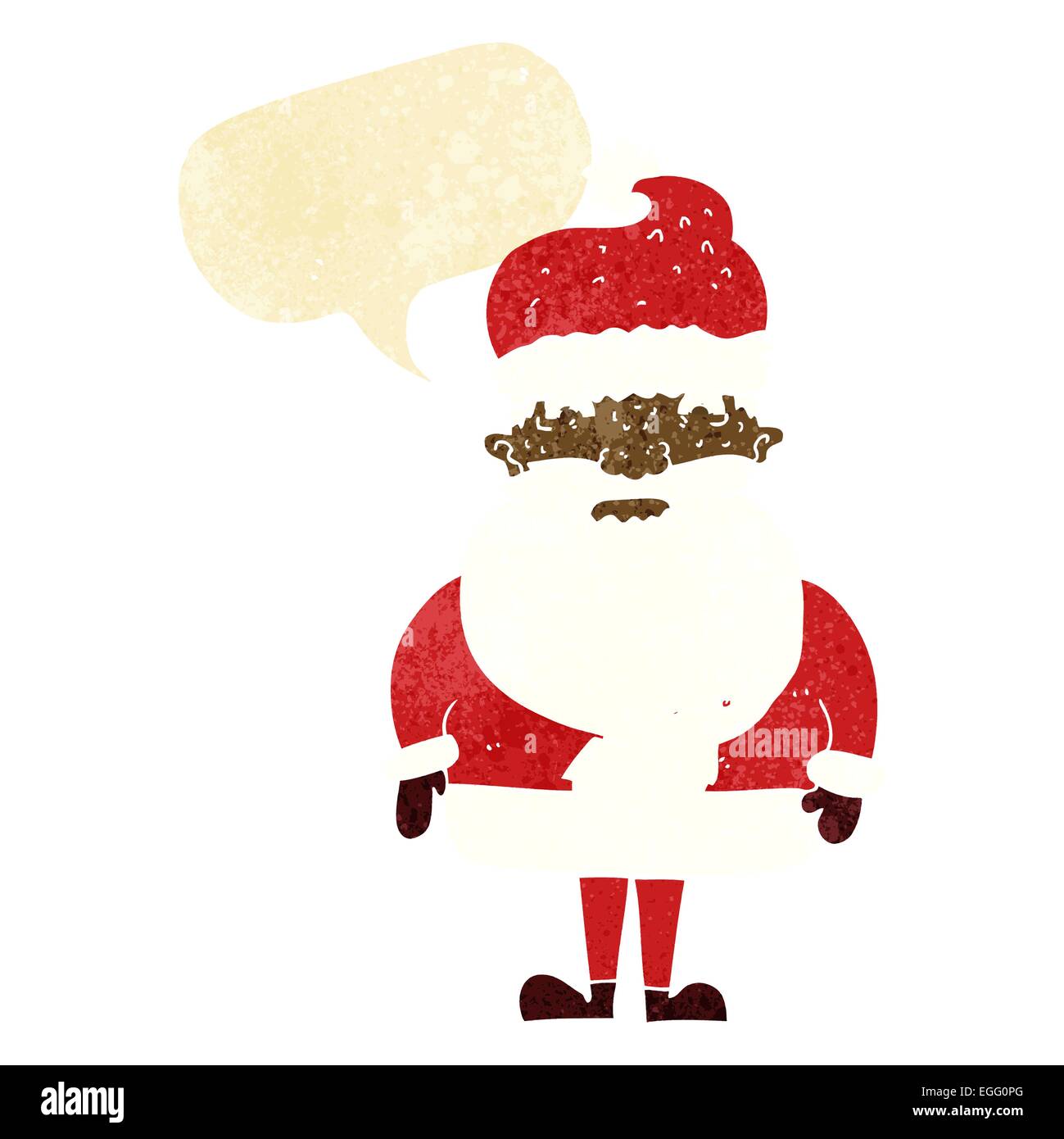 Cartoon grumpy santa claus Cut Out Stock Images & Pictures - Alamy