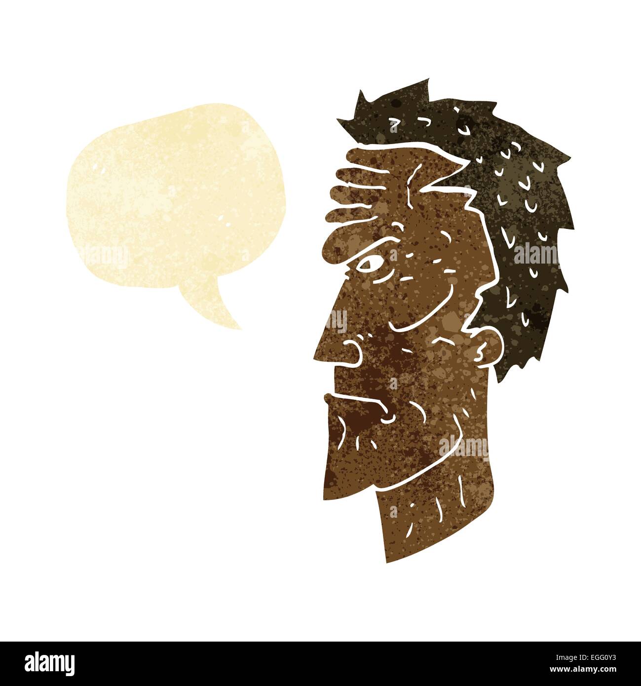 cartoon angry face with speech bubble Stock Vector Image & Art - Alamy