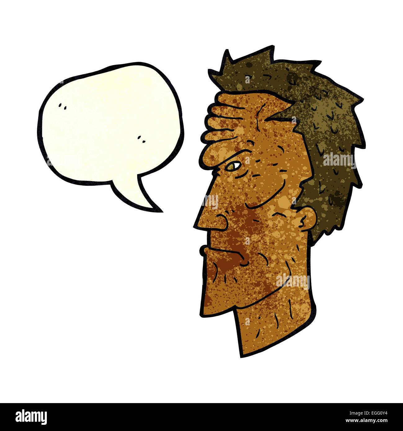 cartoon angry face with speech bubble Stock Vector Image & Art - Alamy