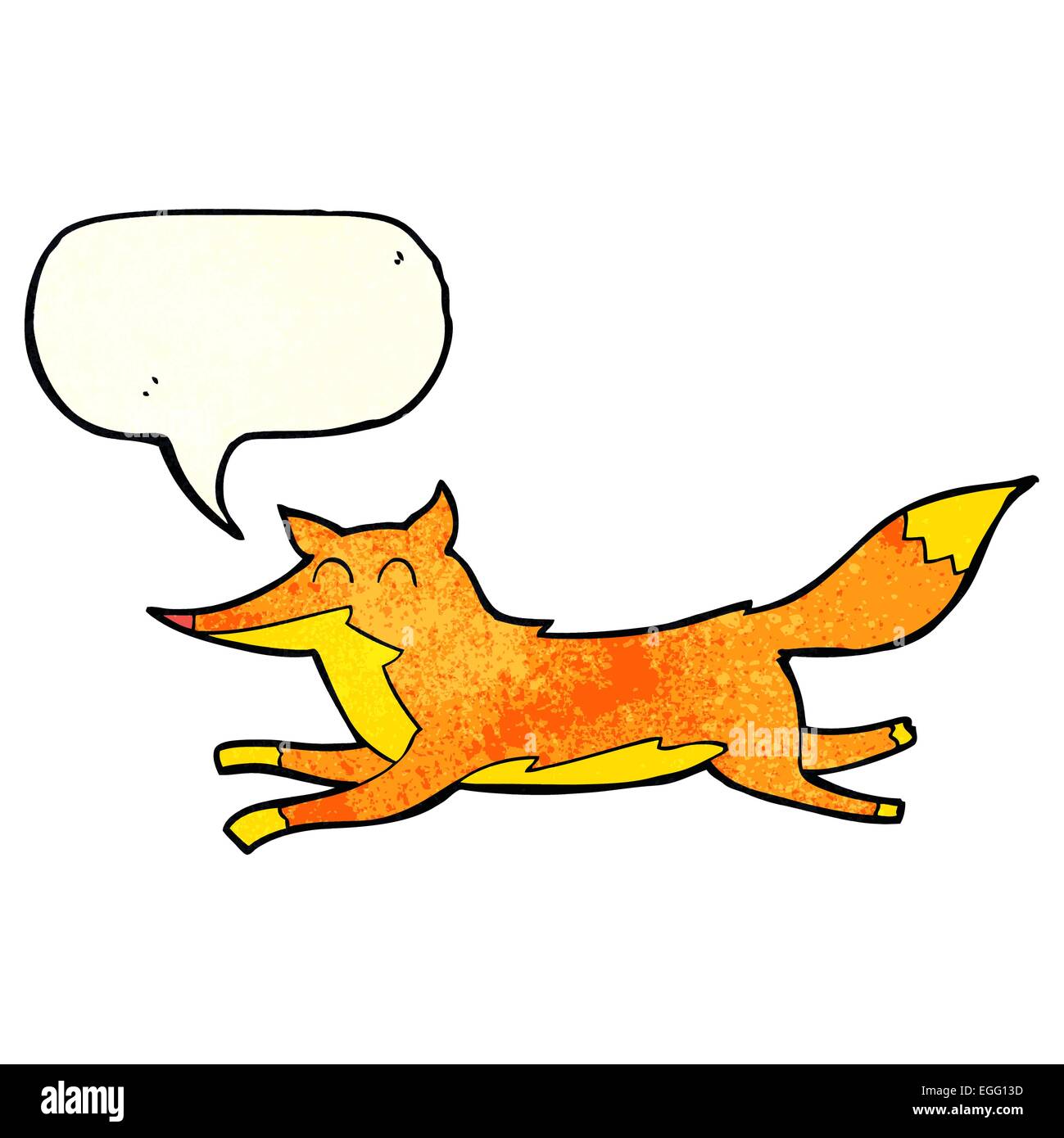 Running Fox Clipart
