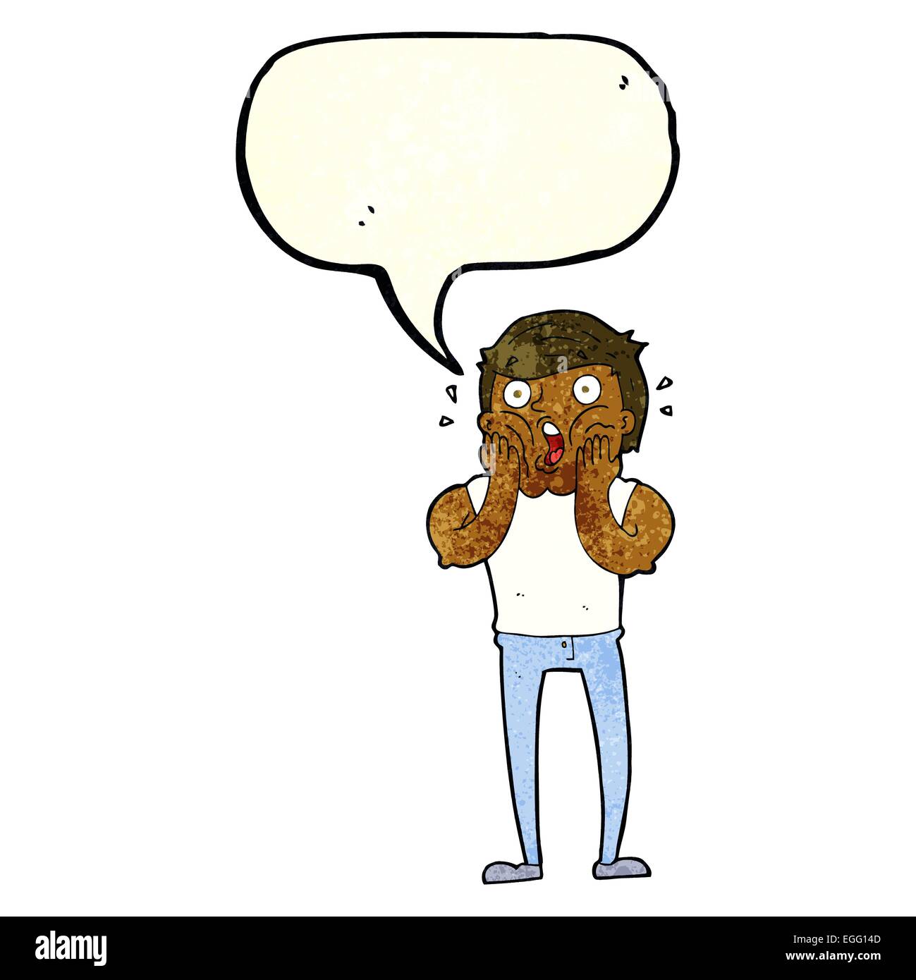 Cartoon gasping man hi-res stock photography and images - Alamy