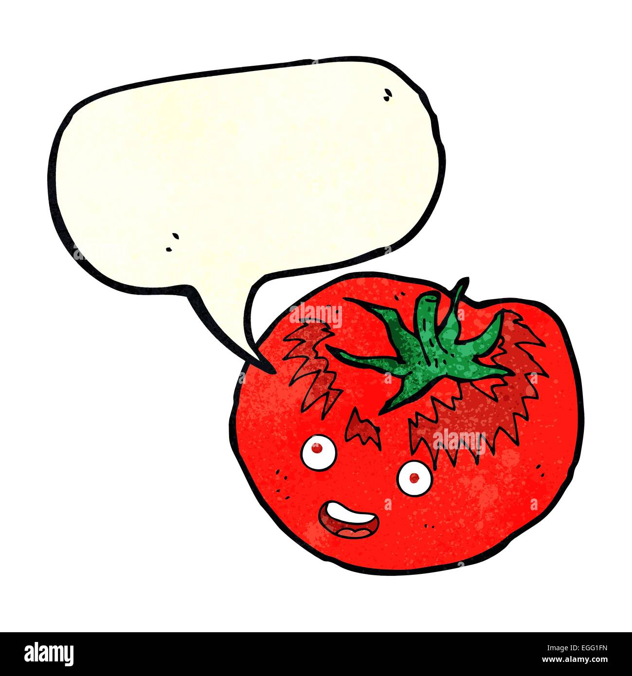 Cartoon tomato speech bubble hi-res stock photography and images - Alamy