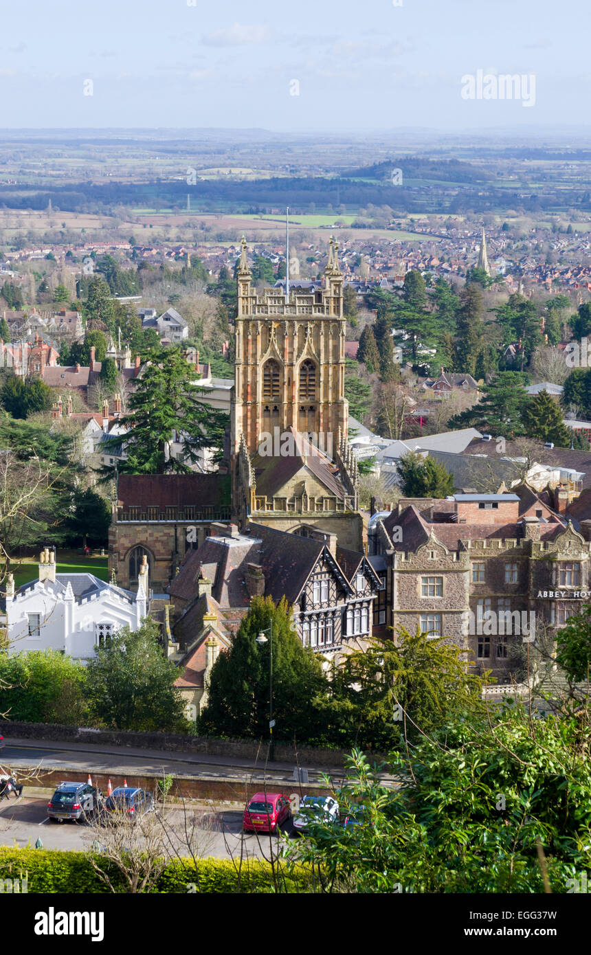 Great malvern priory tower hi-res stock photography and images - Alamy
