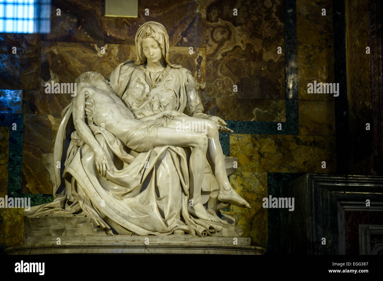 Rome, Italy, - January 04, 2015: la pieta' the famous michelangelo's ...