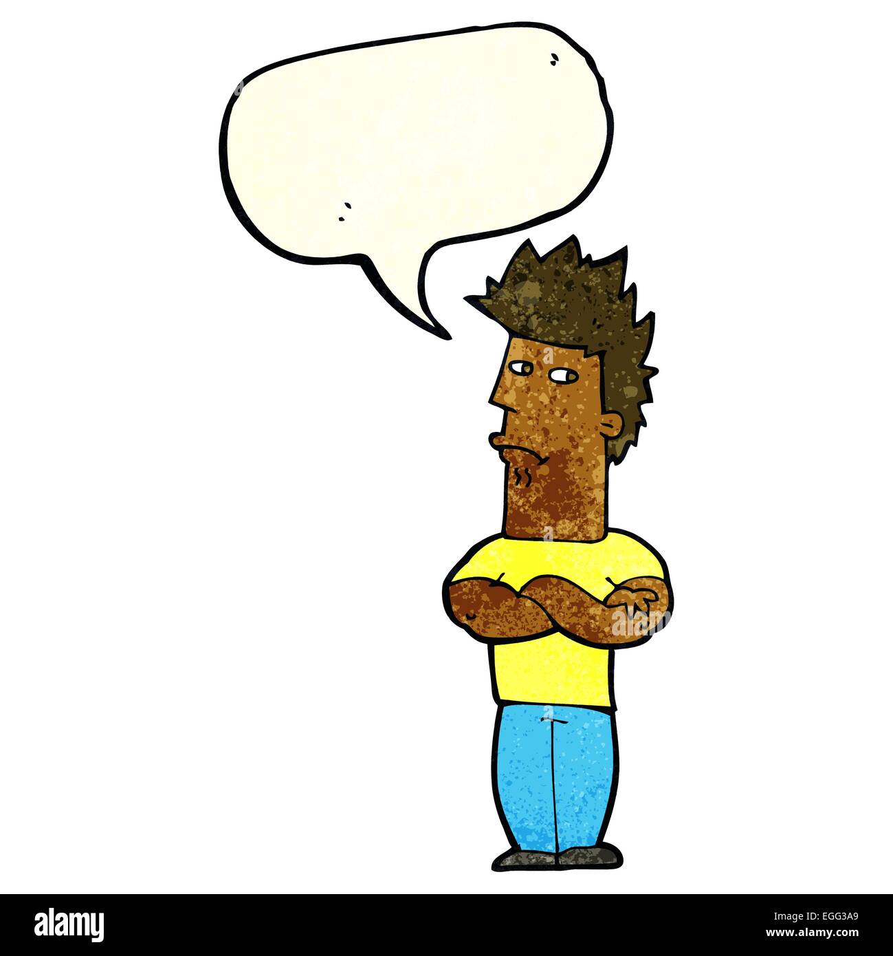 Boy sulking Stock Vector Images - Alamy