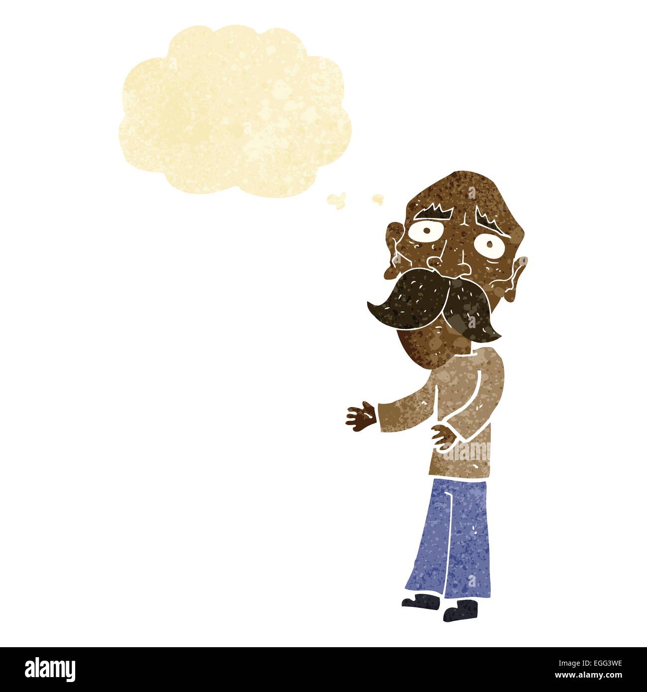 Cartoon lonely old man Cut Out Stock Images & Pictures - Alamy