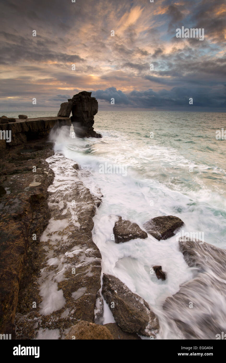 Portland Bill Limestone Cliffs Dorset; UK Stock Photo - Alamy