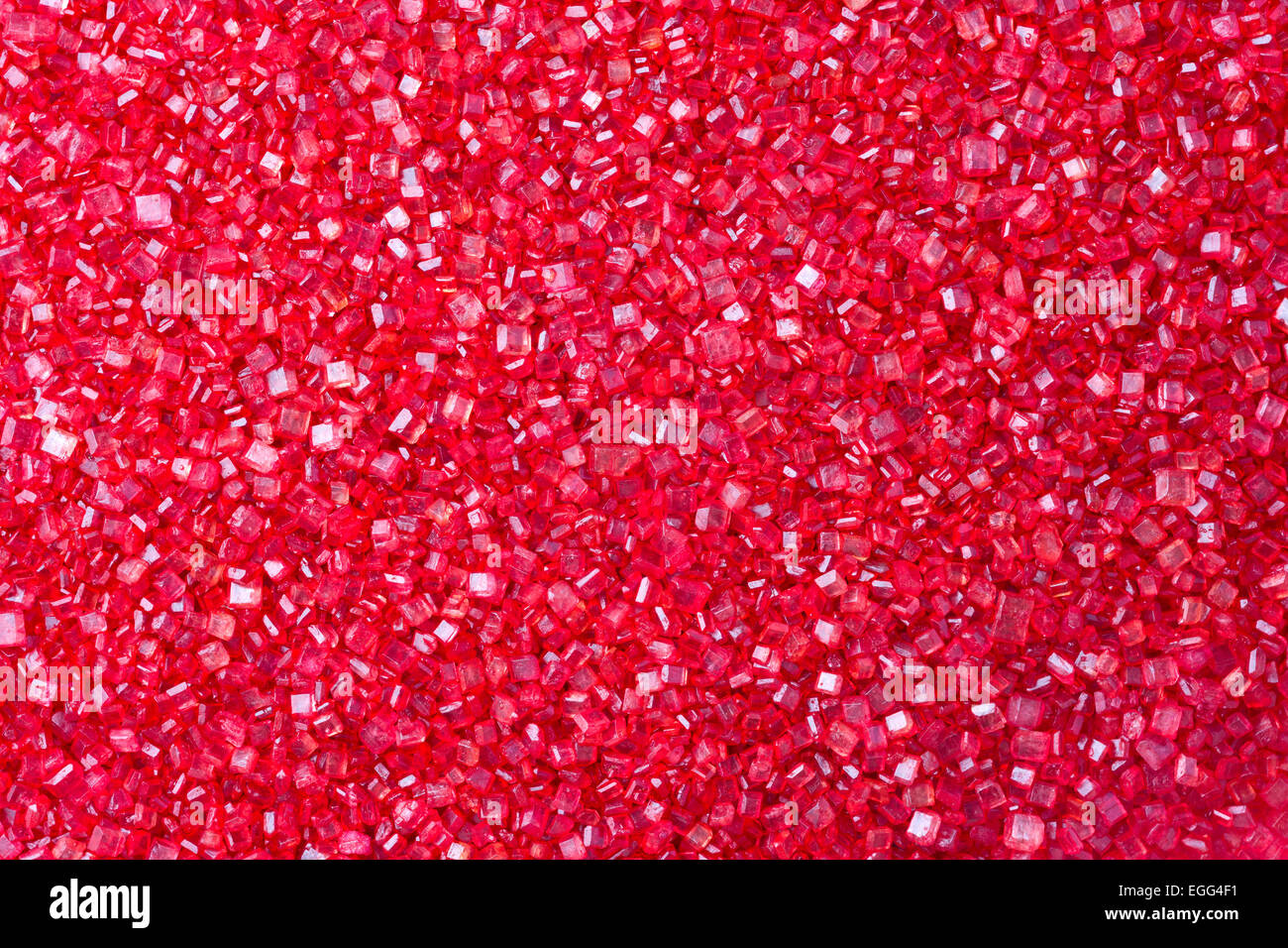 A very close view of bright red candy sprinkles Stock Photo - Alamy