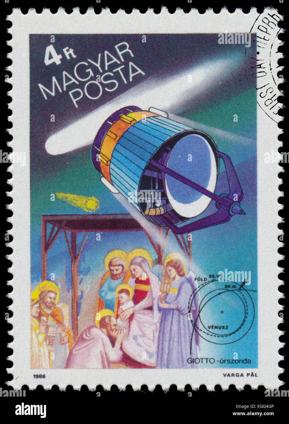 Giotto Spacecraft Rocket