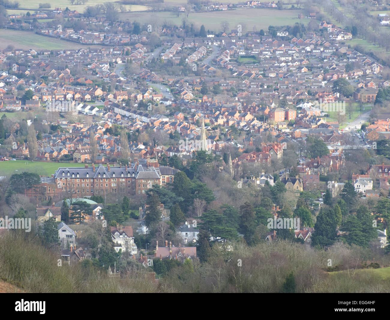 Great malvern aerial hi-res stock photography and images - Alamy