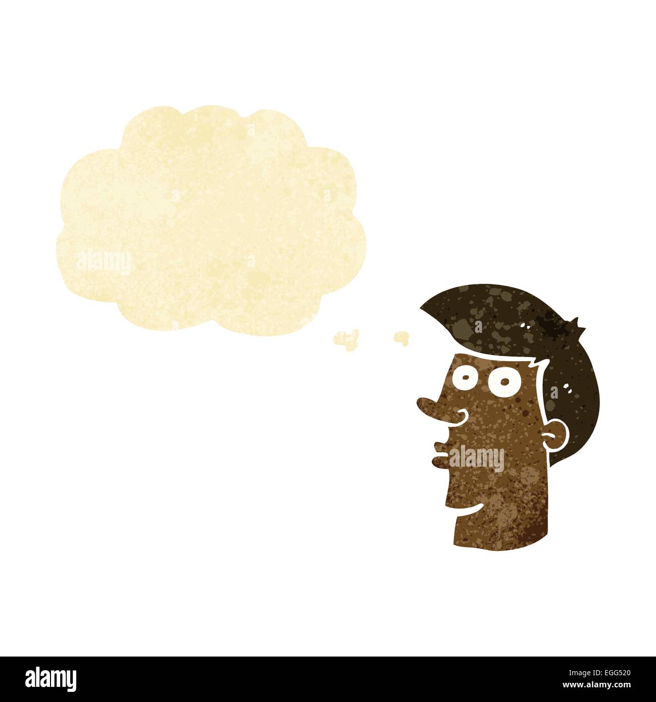 Cartoon confused man thought bubble hi-res stock photography and images ...